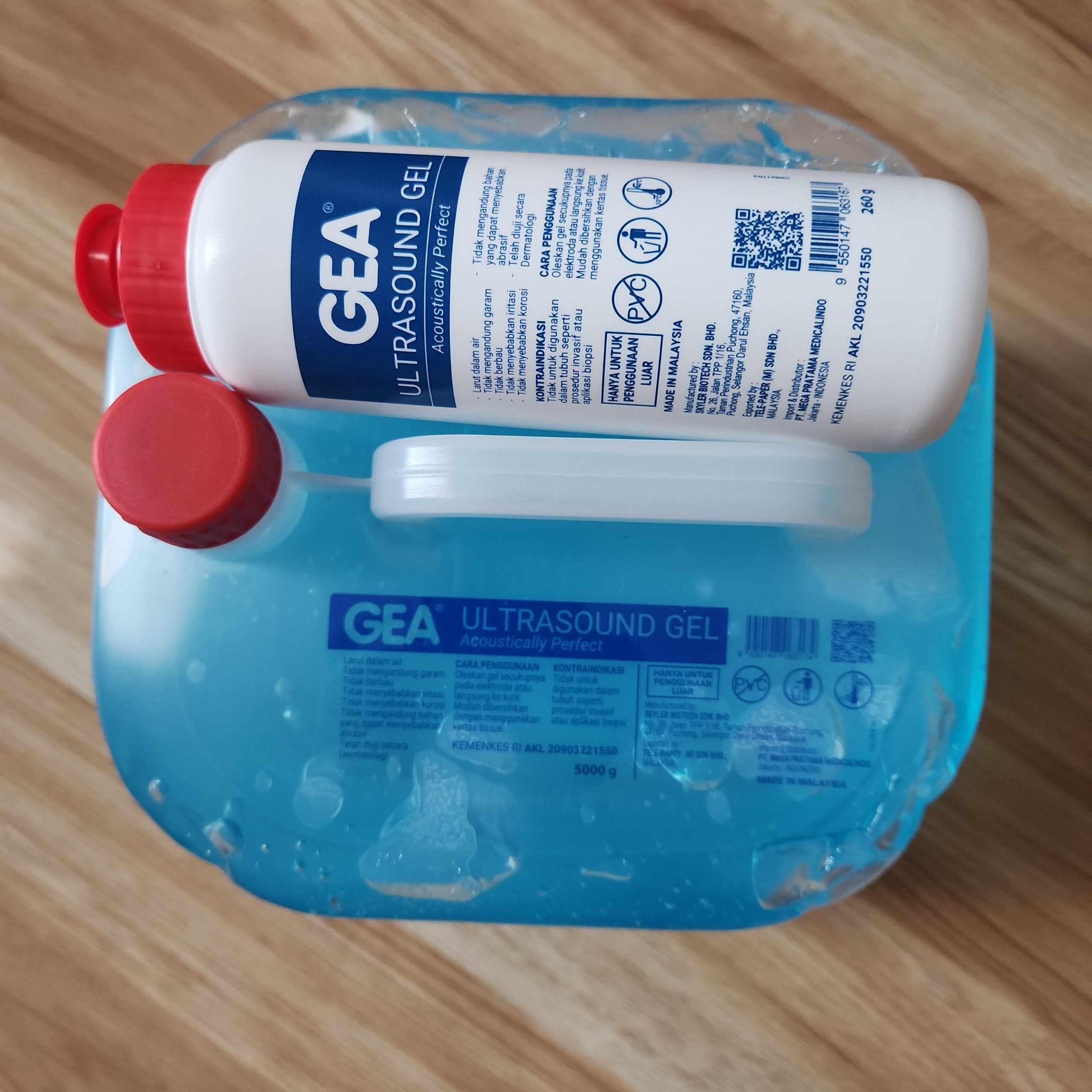 Jelly Usg / Gel Usg Gea kemasan 5L dan 250 ml | Alat Kesehatan Murah ...